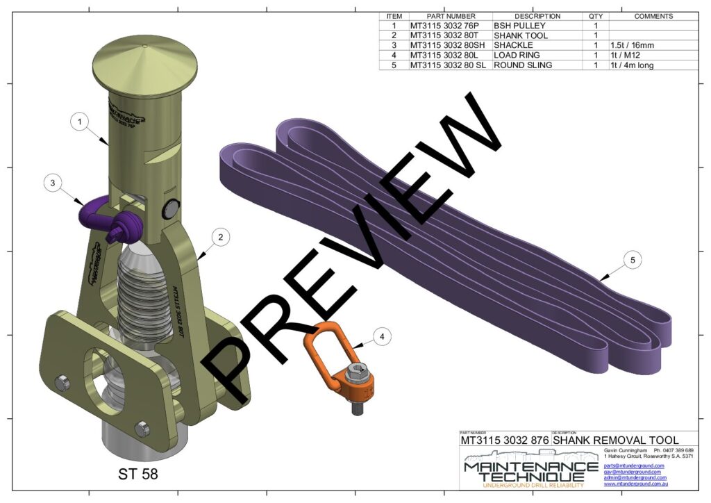 Epiroc M L E Simba Parts - Maintenance Technique